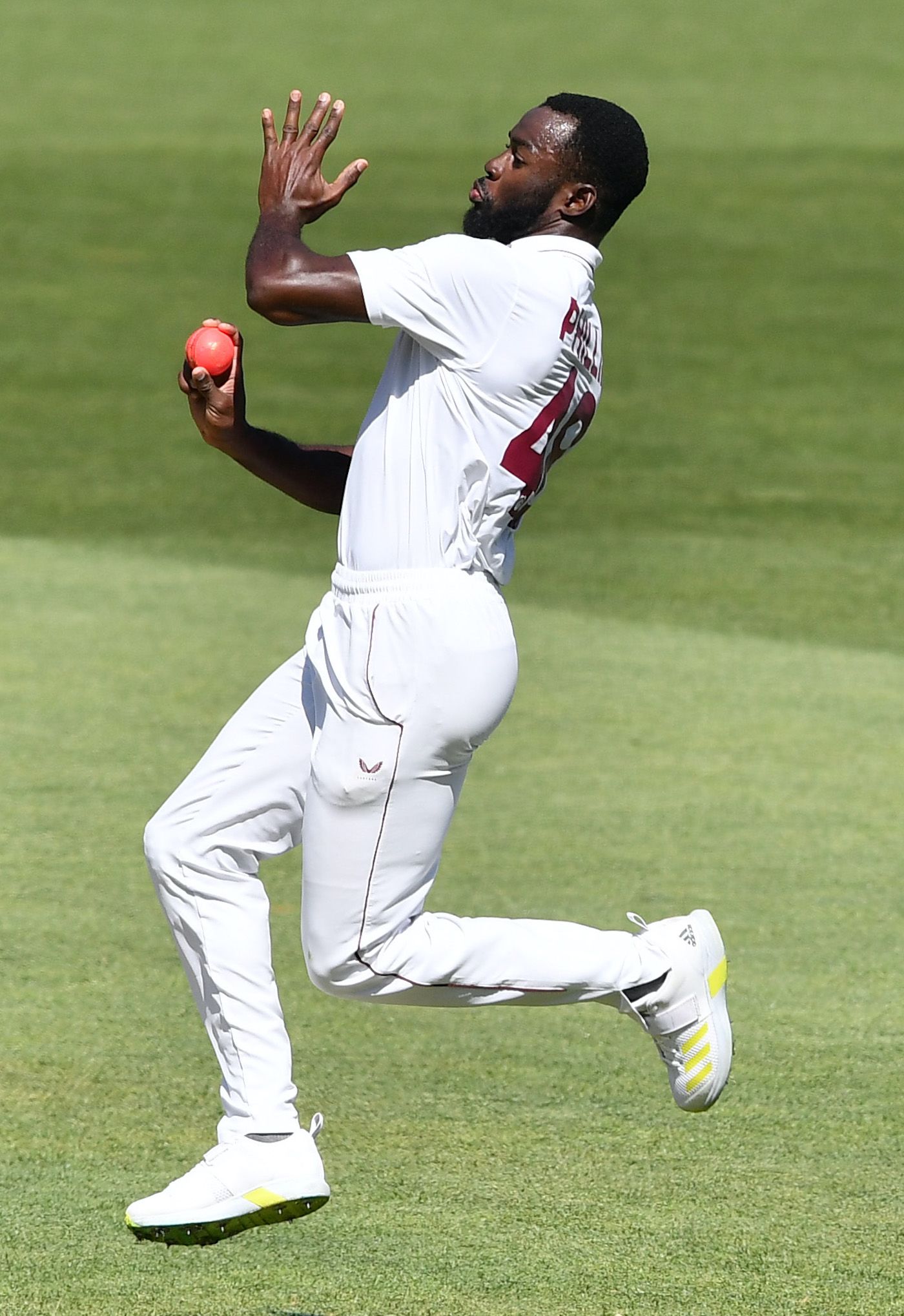 Anderson Phillip runs in to bowl | ESPNcricinfo.com