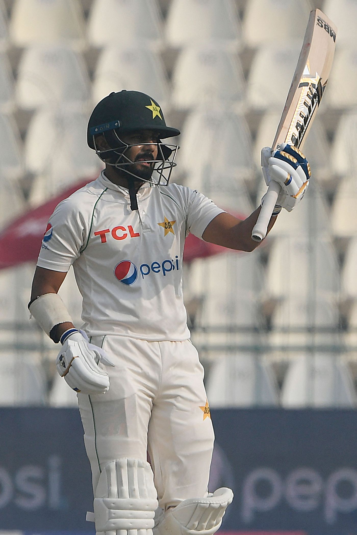 Saud Shakeel completed another half-century | ESPNcricinfo.com
