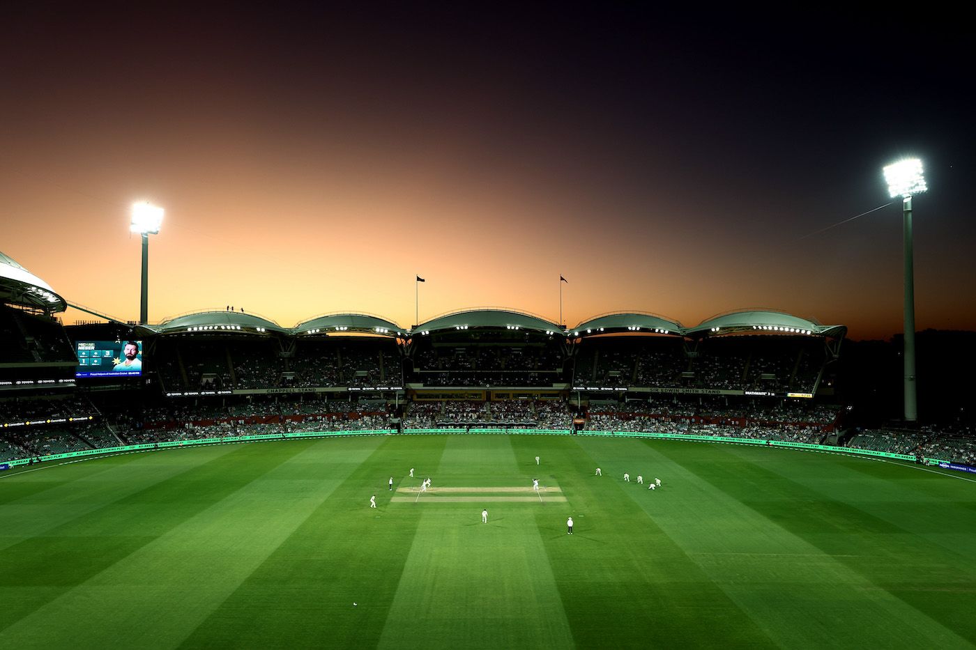 A view of the Adelaide Oval after sunset | ESPNcricinfo.com