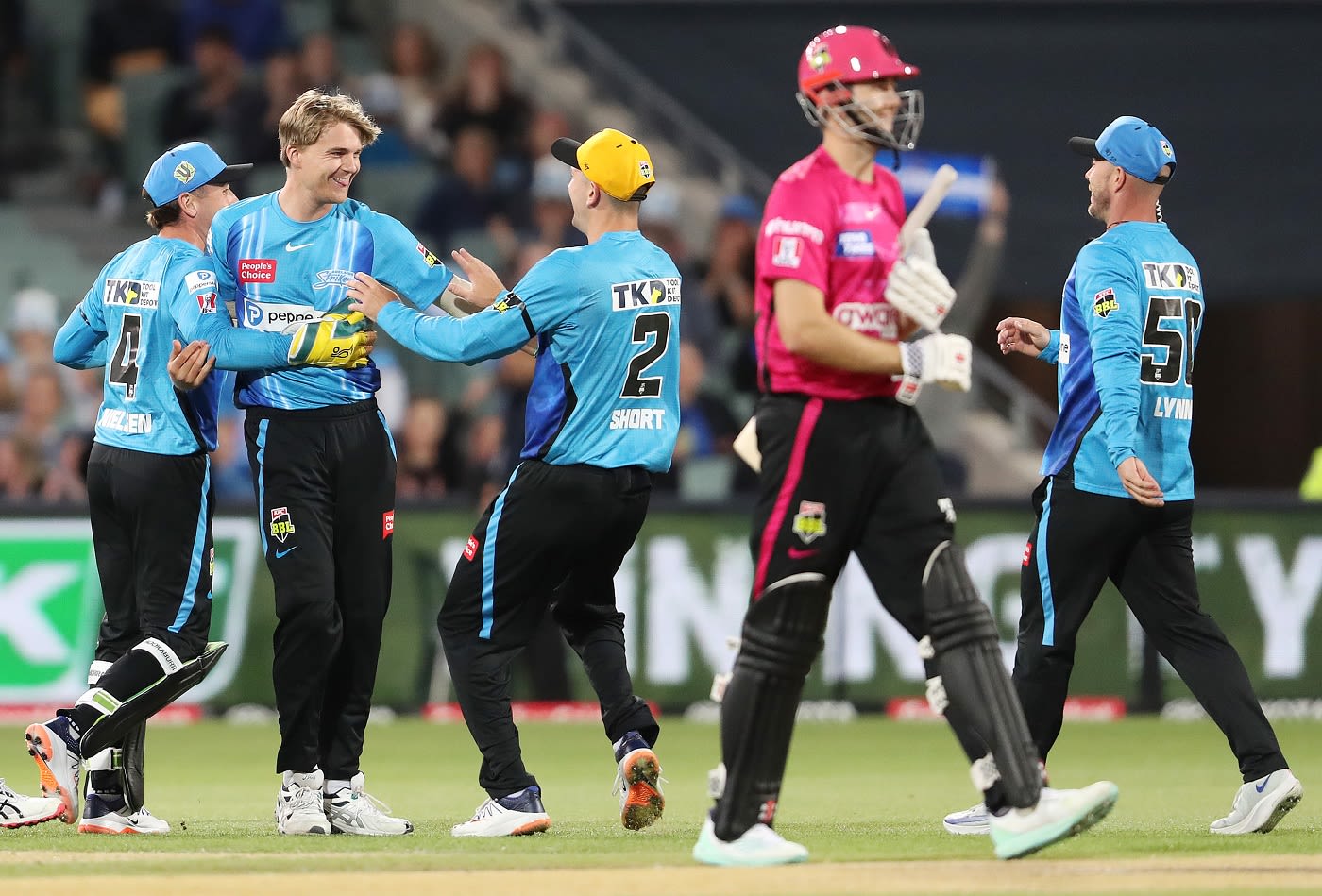 Henry Thornton celebrates the wicket of Kurtis Patterson | ESPNcricinfo.com