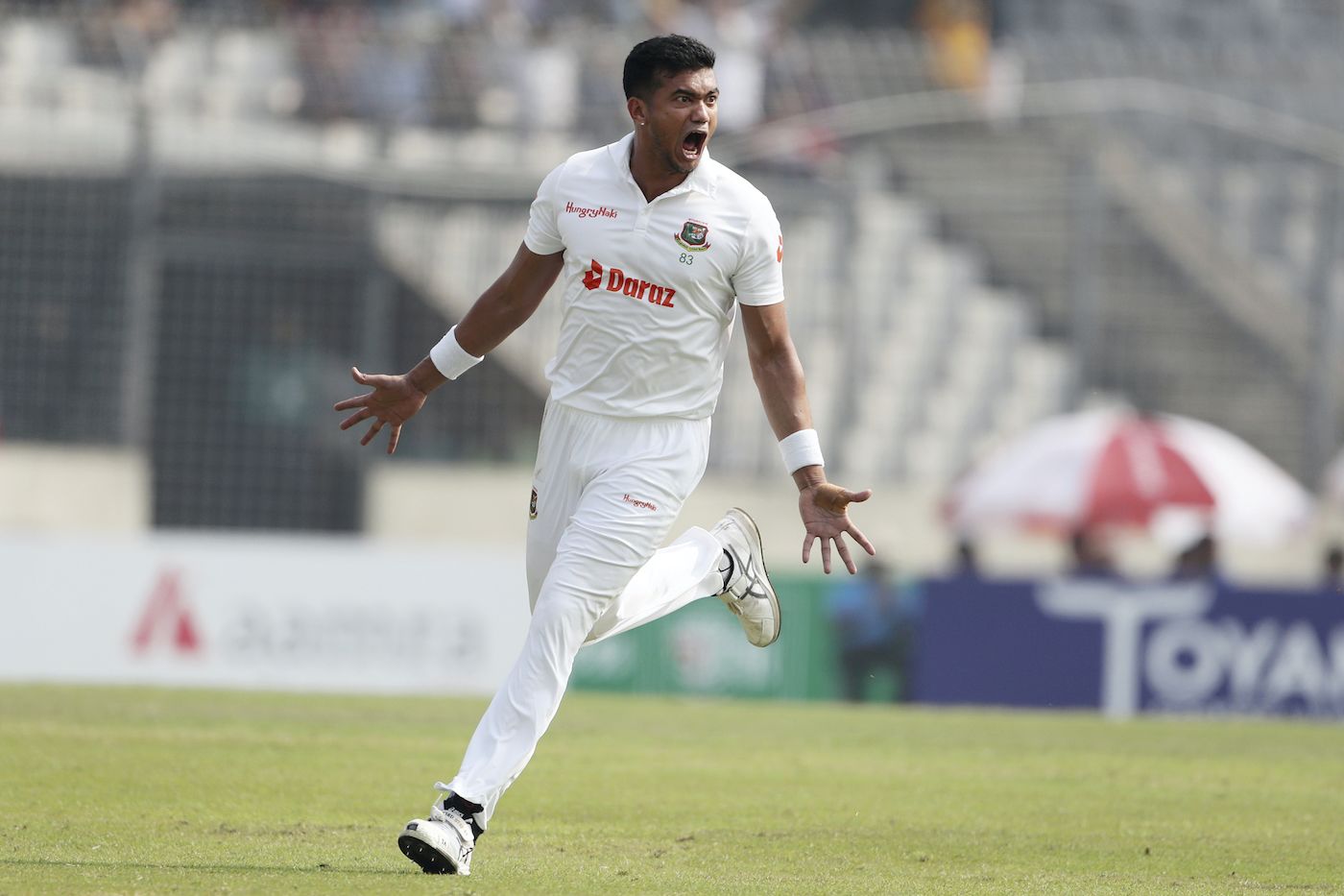 Taskin Ahmed is pumped while celebrating | ESPNcricinfo.com