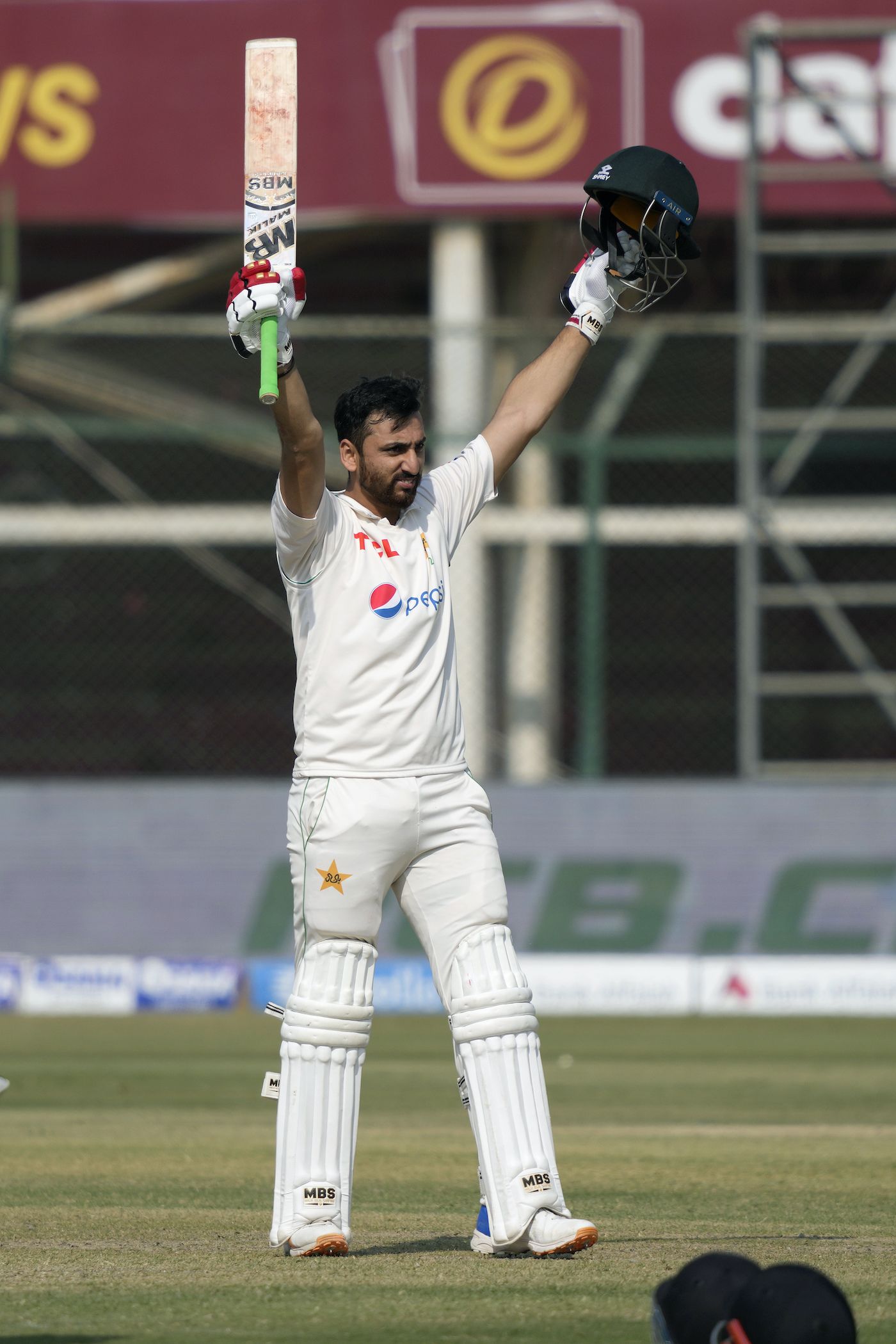 Agha Salman brought up his maiden Test century | ESPNcricinfo.com
