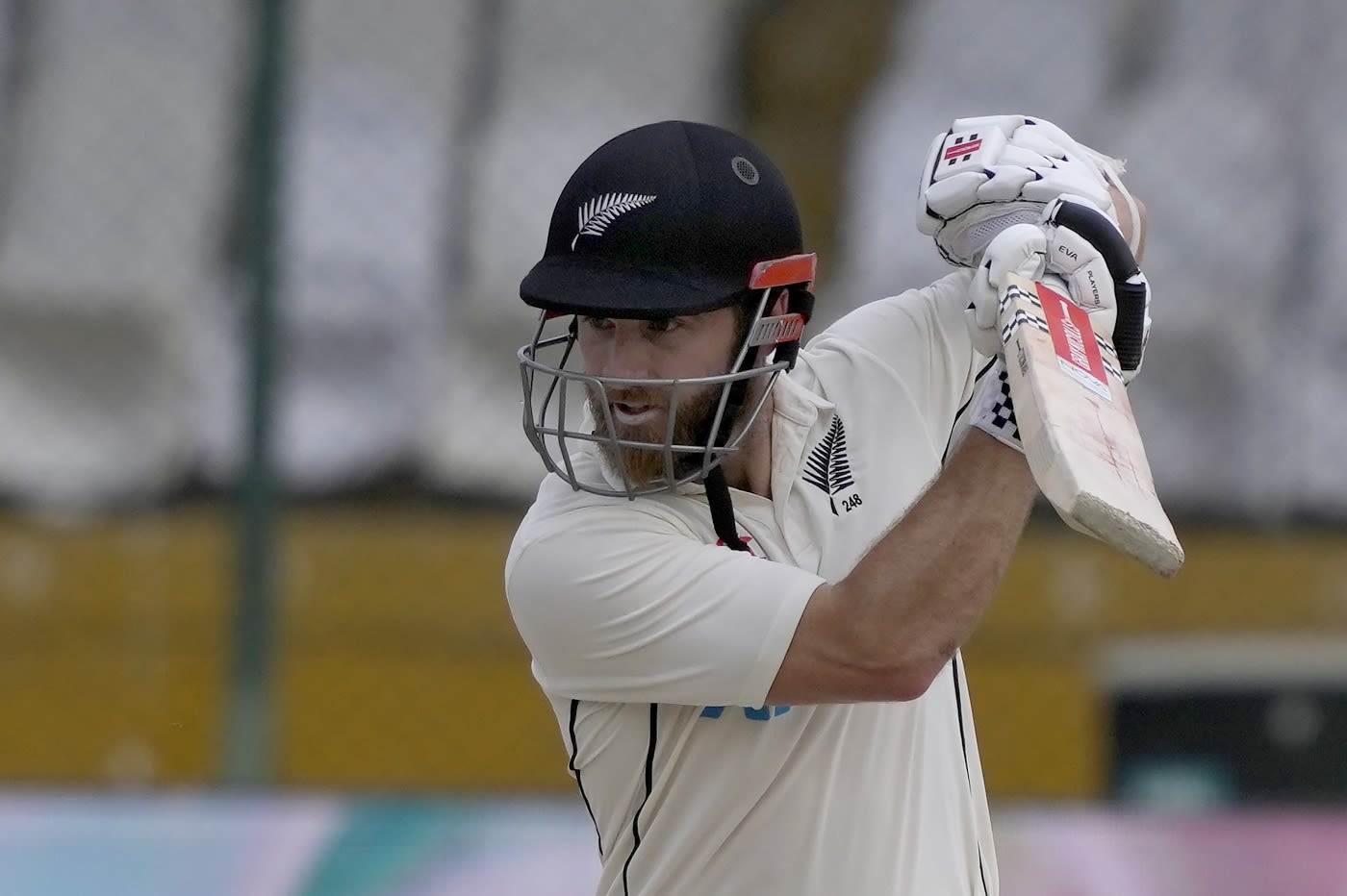 Kane Williamson remained defiant on the fourth morning as New Zealand's ...