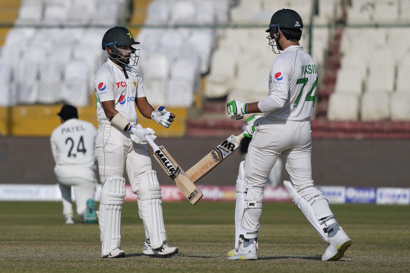 Saud Shakeel and Mohammad Wasim added a 71-run stand | ESPNcricinfo.com