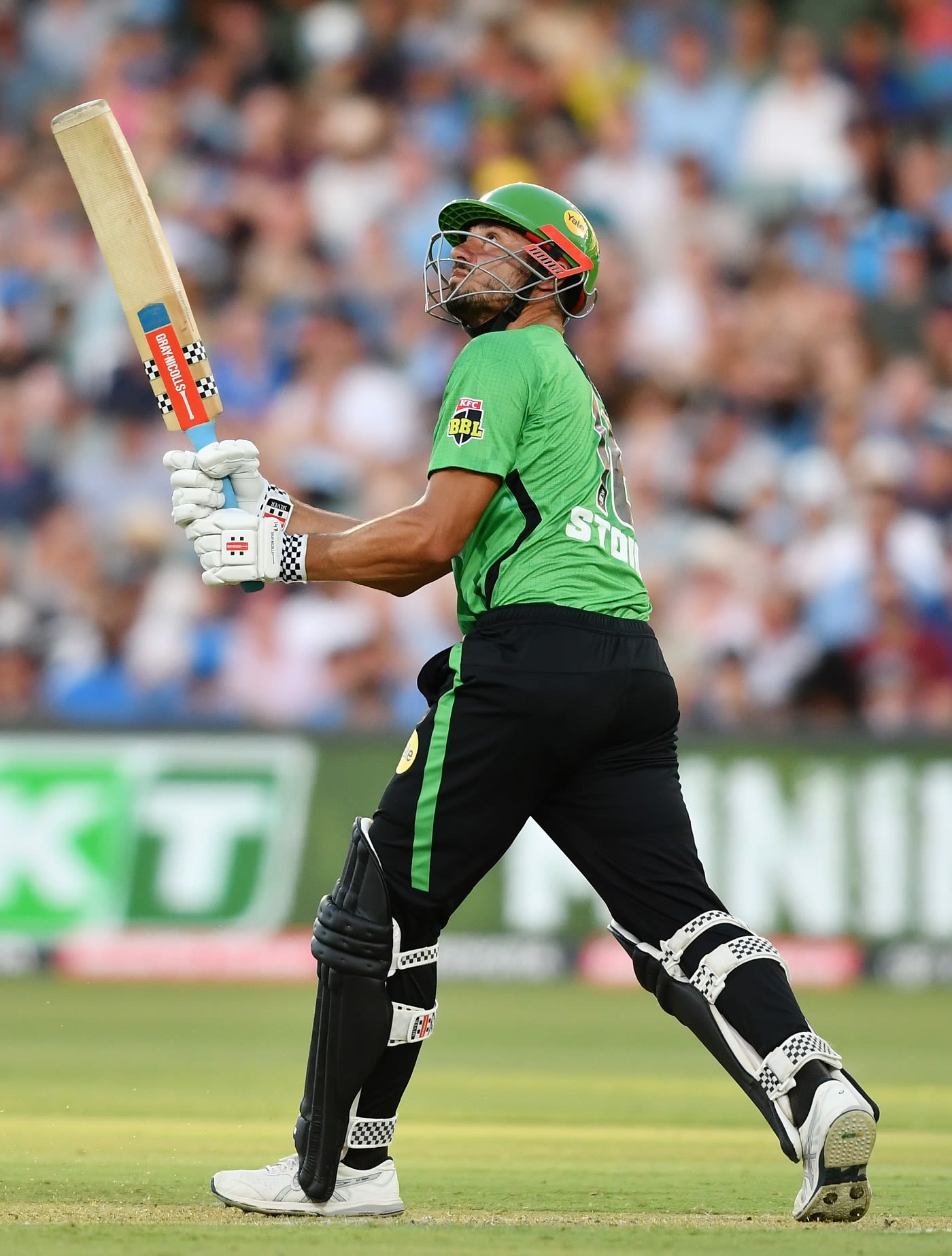Marcus Stoinis watches the ball take off | ESPNcricinfo.com