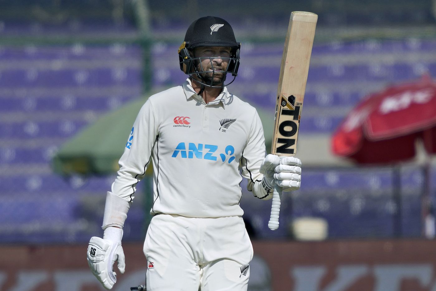Devon Conway celebrates upon reaching his fifty | ESPNcricinfo.com