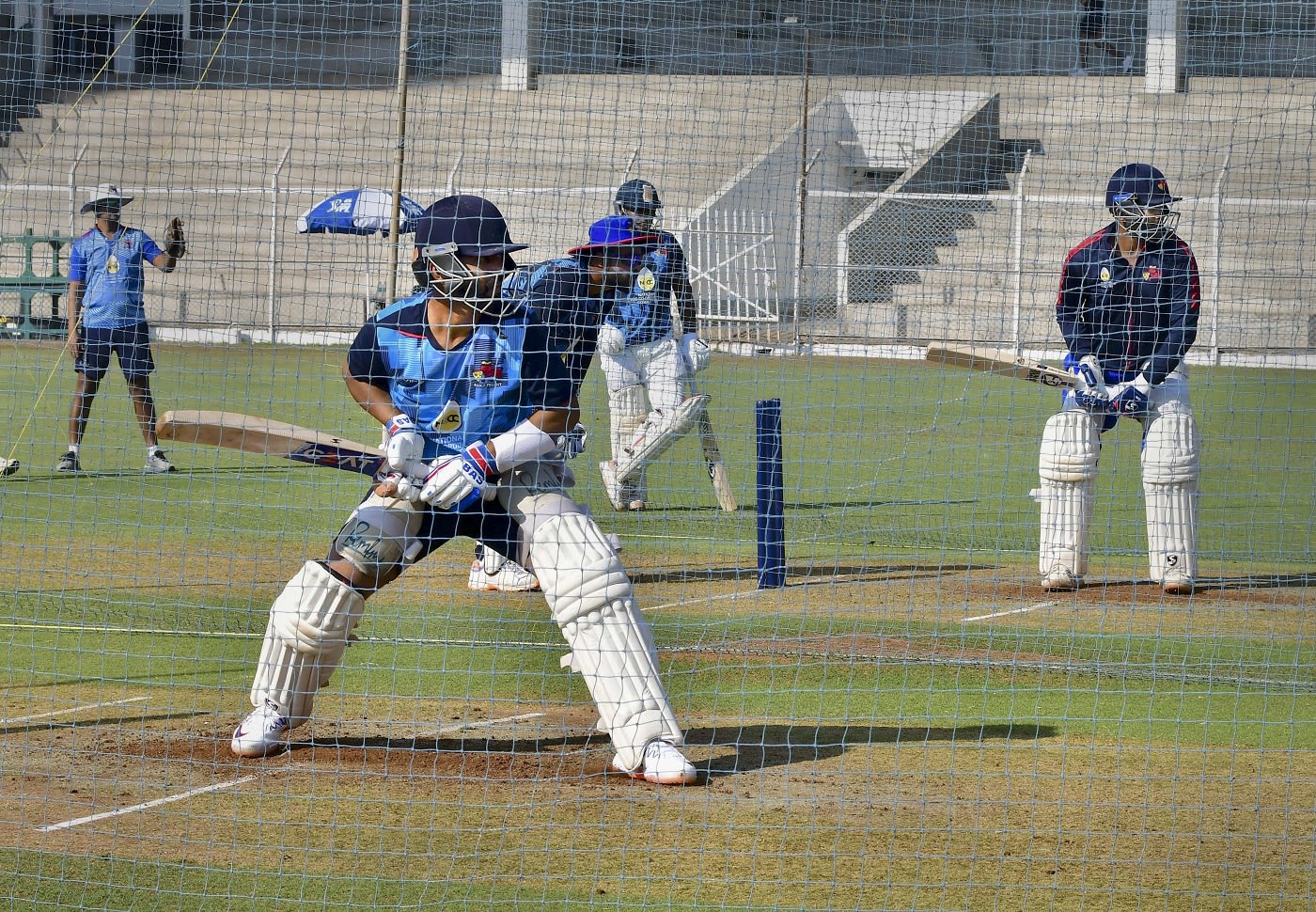 Ajinkya Rahane nets up ahead of the Ranji Trophy game against Tamil ...