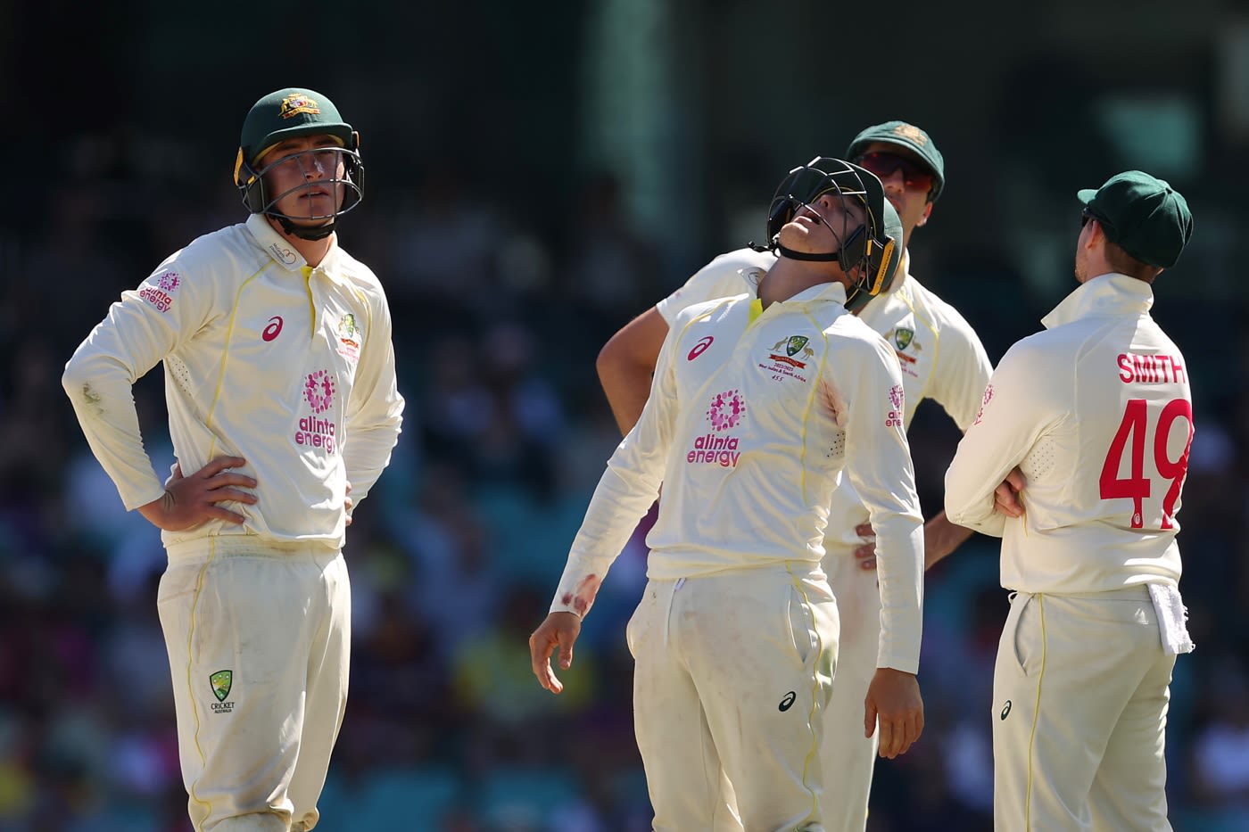 Marnus Labuschagne reacts with disbelief after Heinrich Klaasen ...