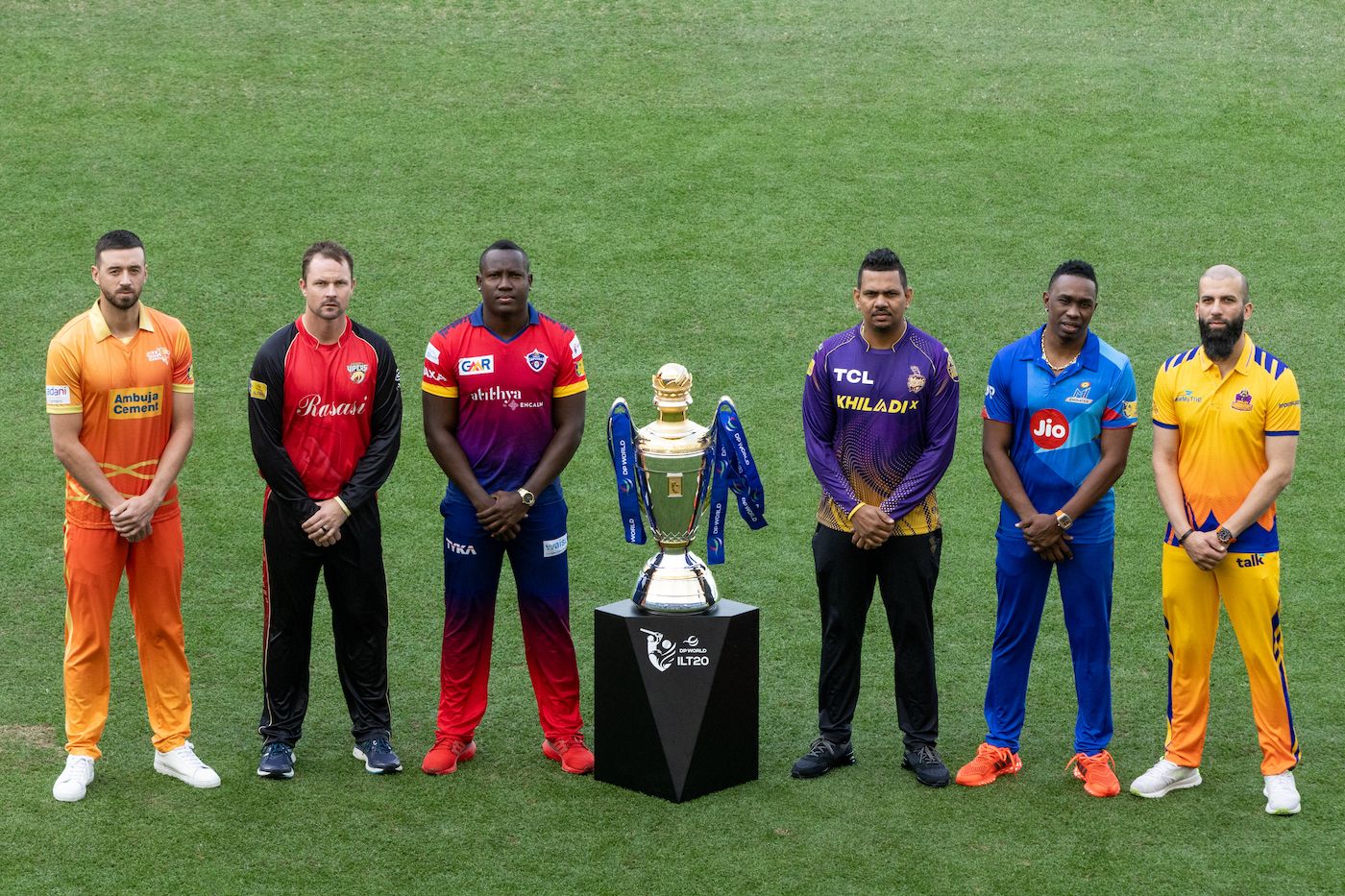 James Vince, Colin Munro, Rovman Powell, Sunil Narine, Dwayne Bravo and ...
