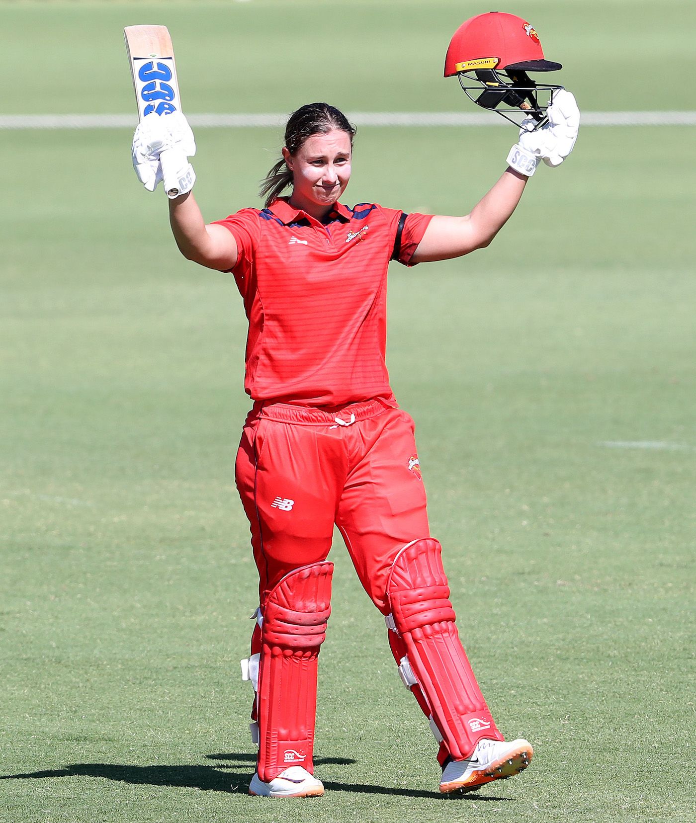 Madeline Penna's unbeaten century saw South Australia through ...