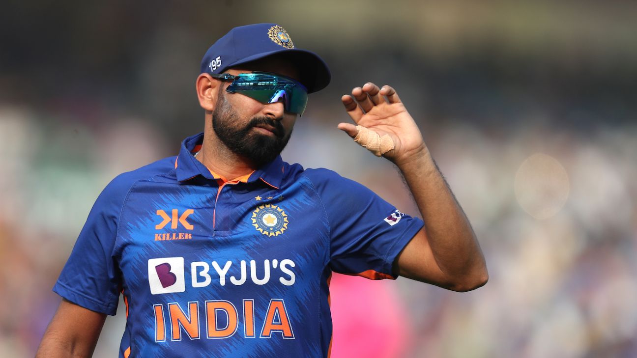Mohammed Shami comes off the sidelines to put on a show | ESPNcricinfo