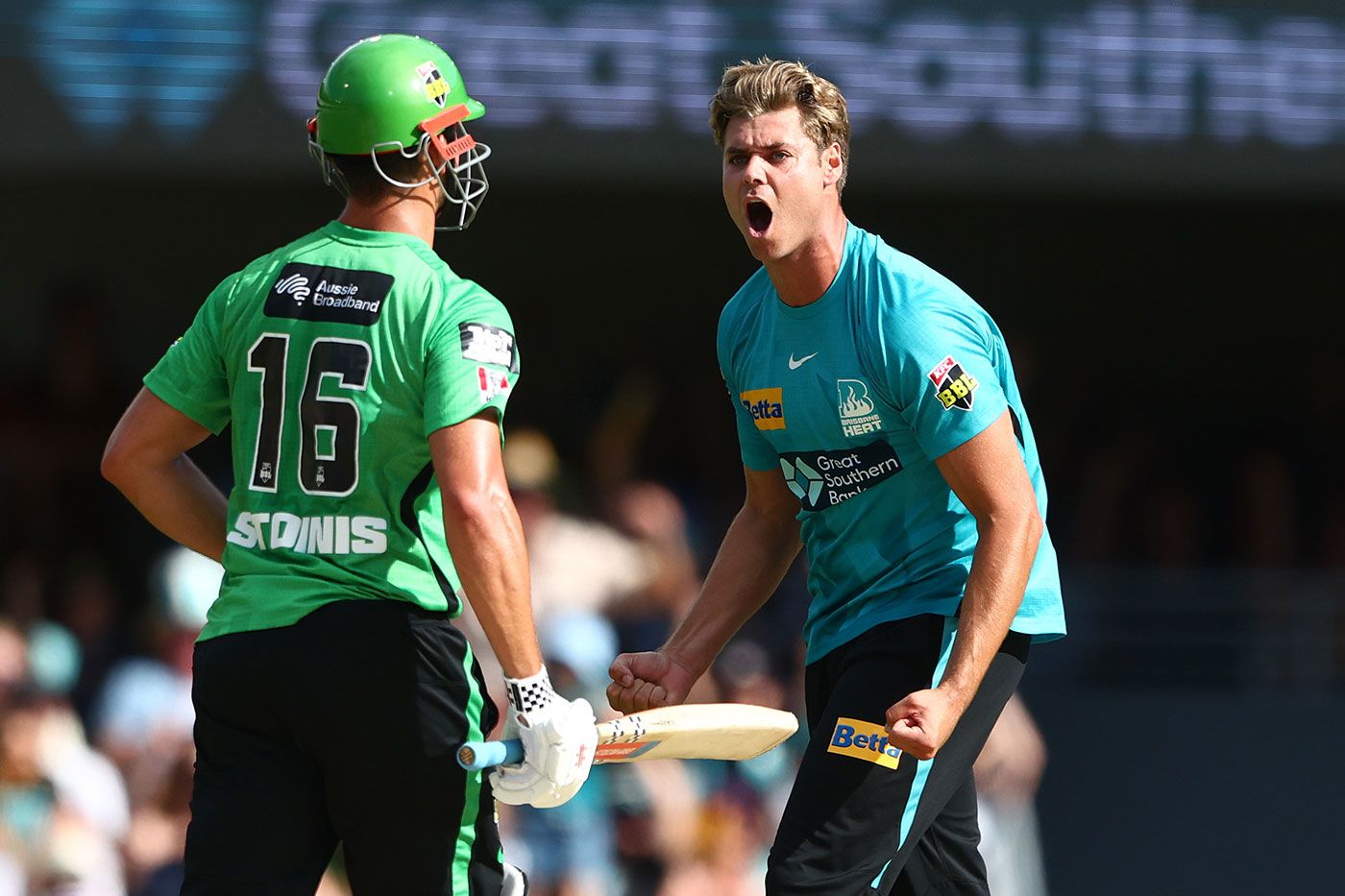 Spencer Johnson was pumped up after denying Marcus Stoinis | ESPNcricinfo.com