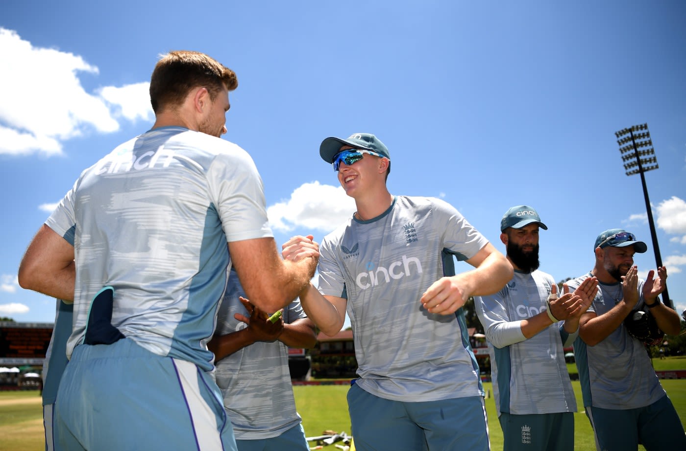 Harry Brook receives his ODI cap from David Willey | ESPNcricinfo.com