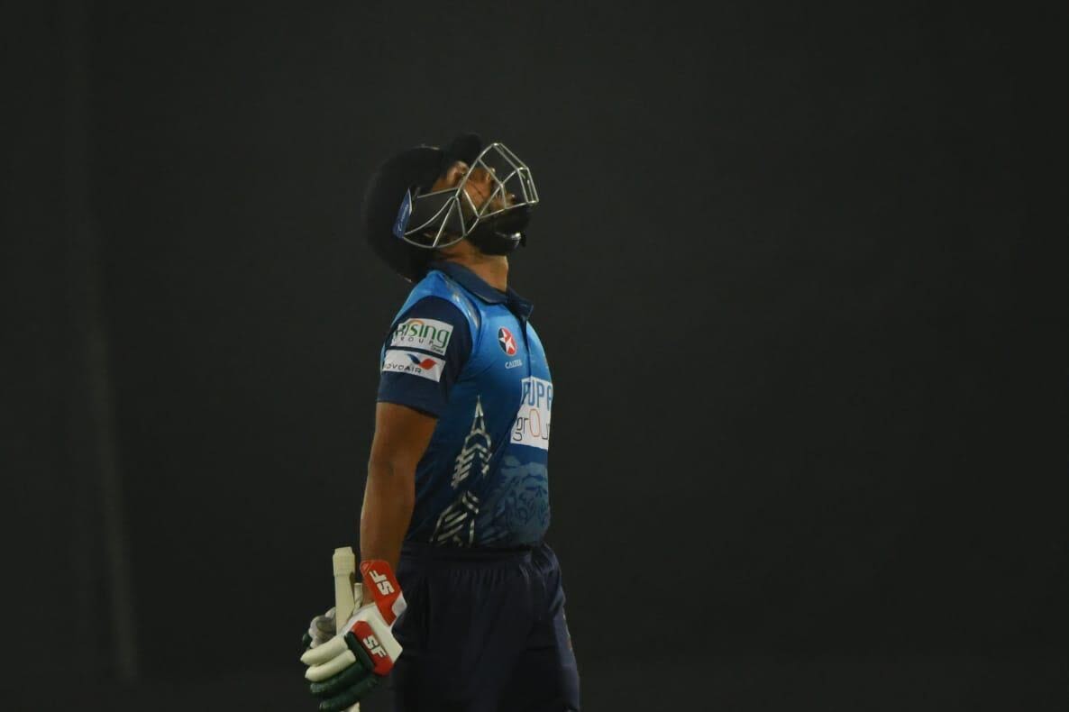 Mohammad Mithun walks back after being dimissed | ESPNcricinfo.com