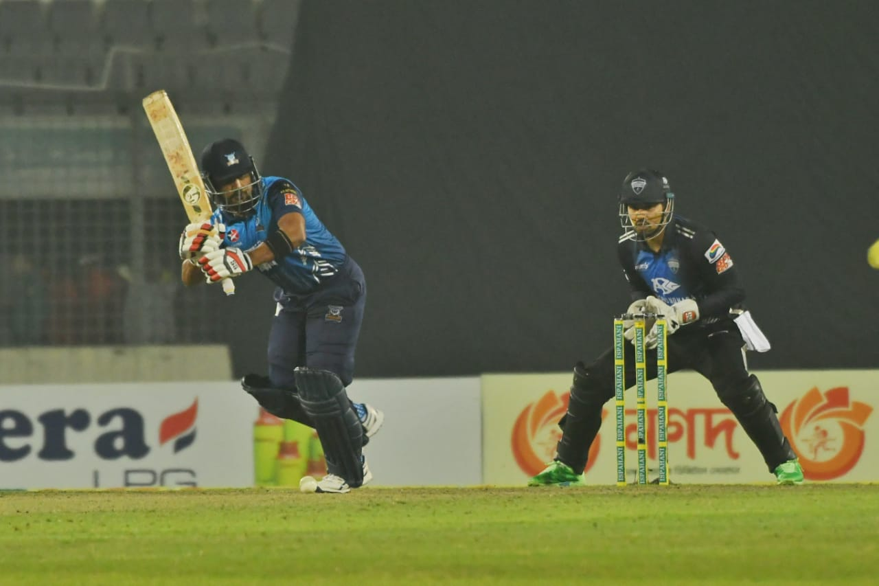 Ariful Haque tries to work the ball away | ESPNcricinfo.com