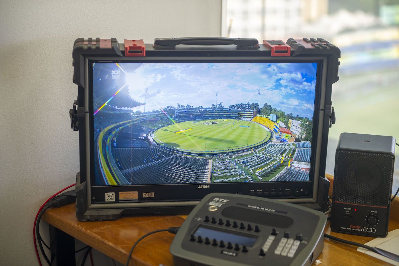 A view of the Wanderers stadium from the media centre | ESPNcricinfo.com