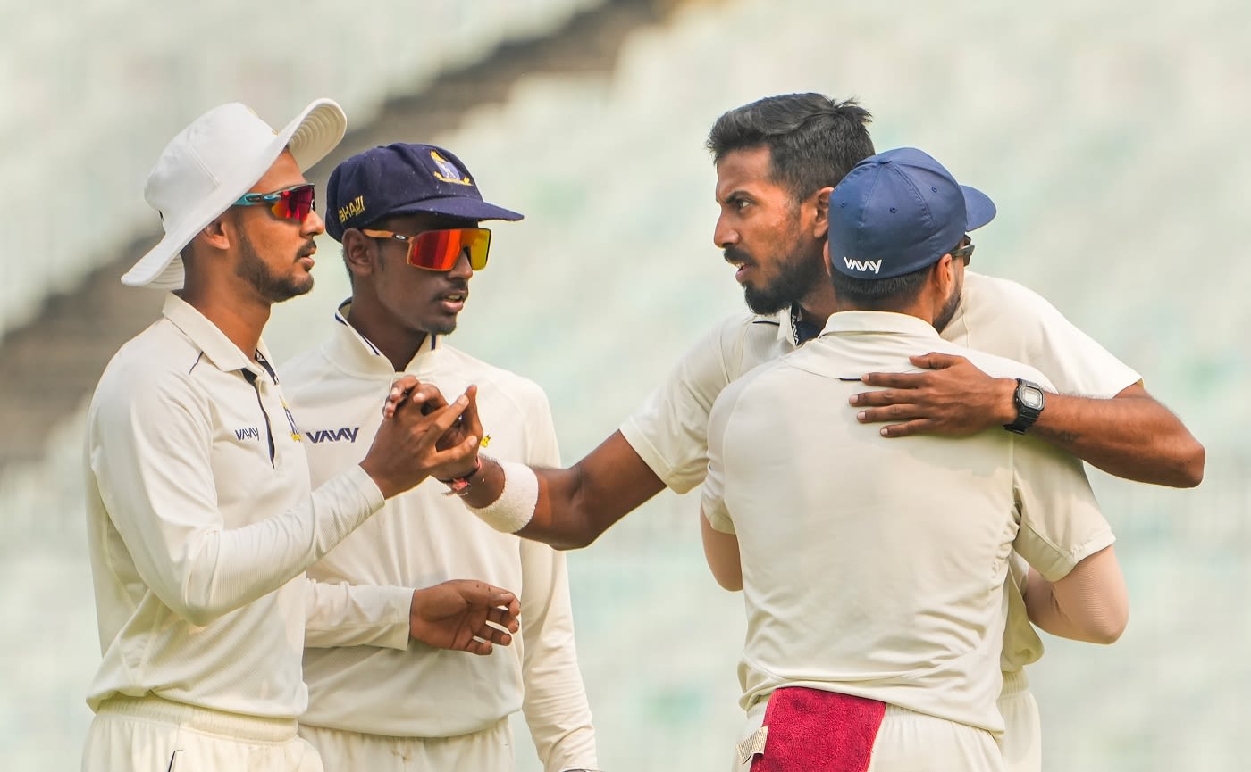 Ishan Porel celebrates a wicket | ESPNcricinfo.com