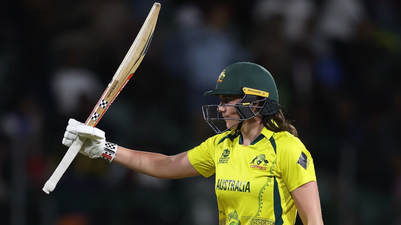 Women's T20 WC - SA vs Aus - Tahlia McGrath answers the call when it ...