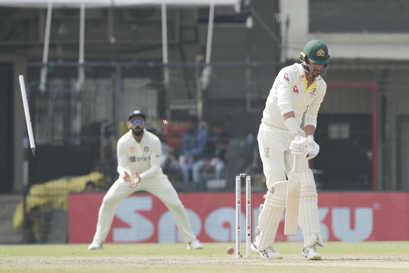 Umesh Yadav sends Mitchell Starc's off stump flying | ESPNcricinfo.com
