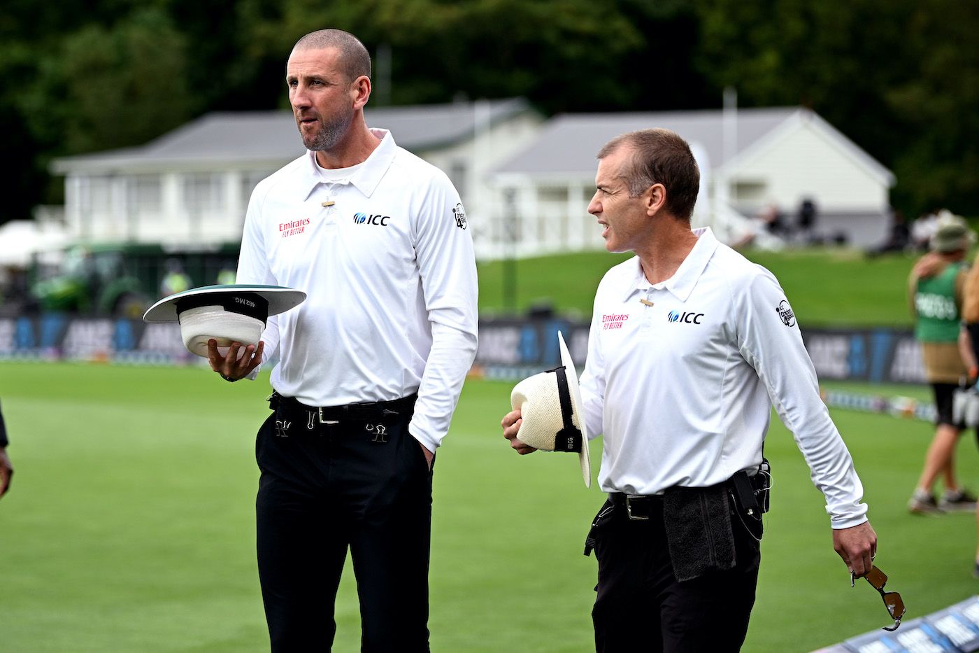Chris Gaffaney and Michael Gough interact with each other ...