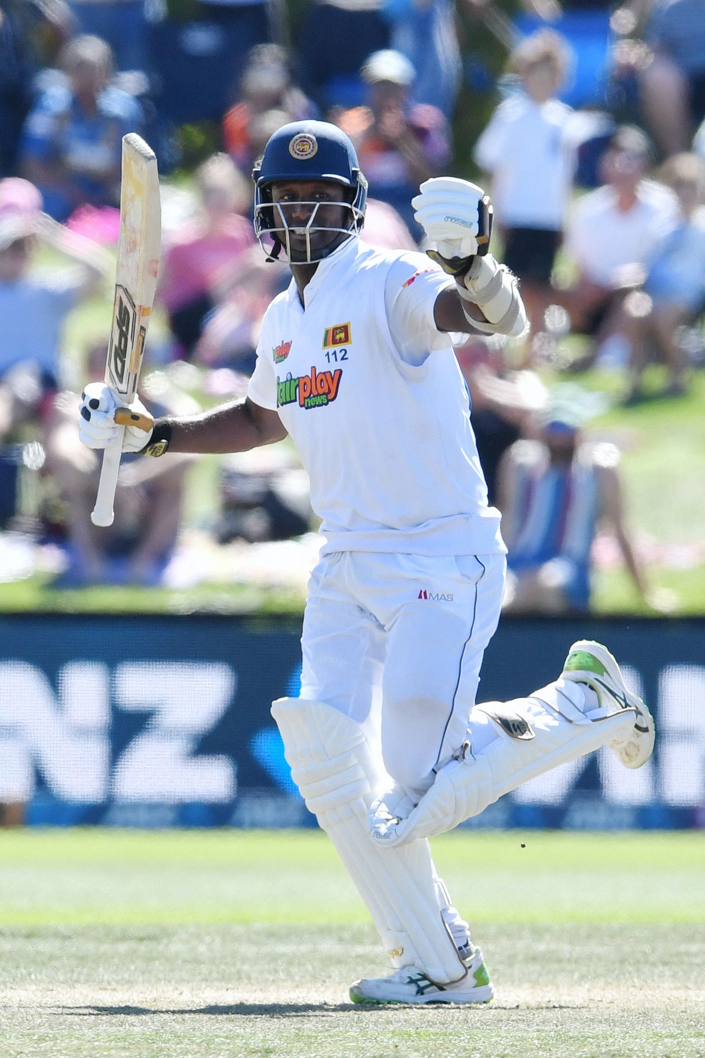 Angelo Mathews knew he had his century right after hitting the ball ...
