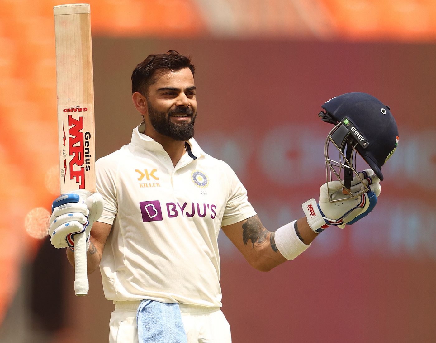 Virat Kohli scored his 28th Test century, one of his slowest Test ...