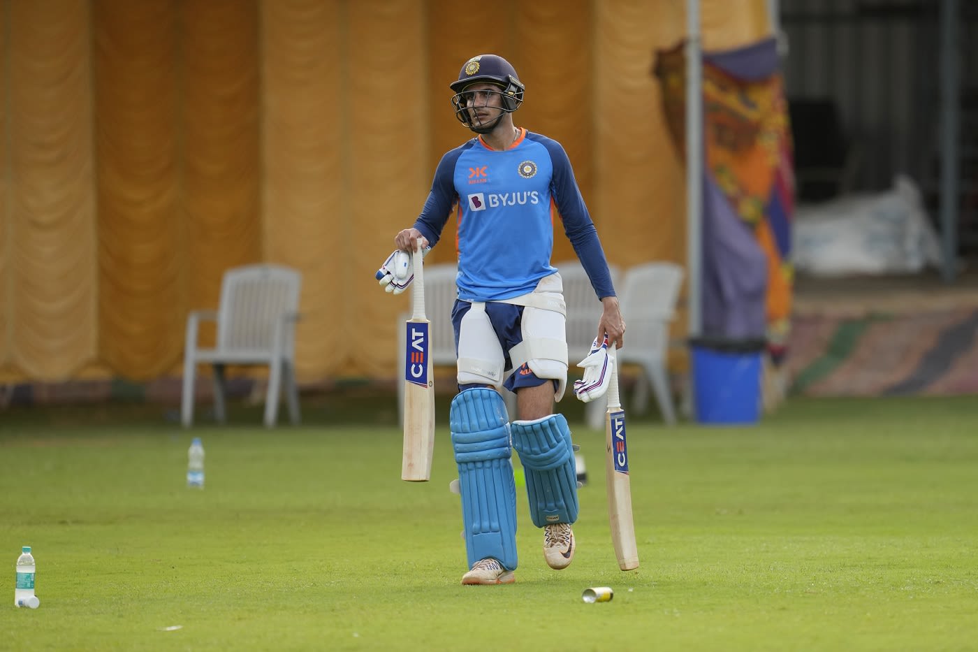 Shubman Gill prepares to bat in the nets | ESPNcricinfo.com