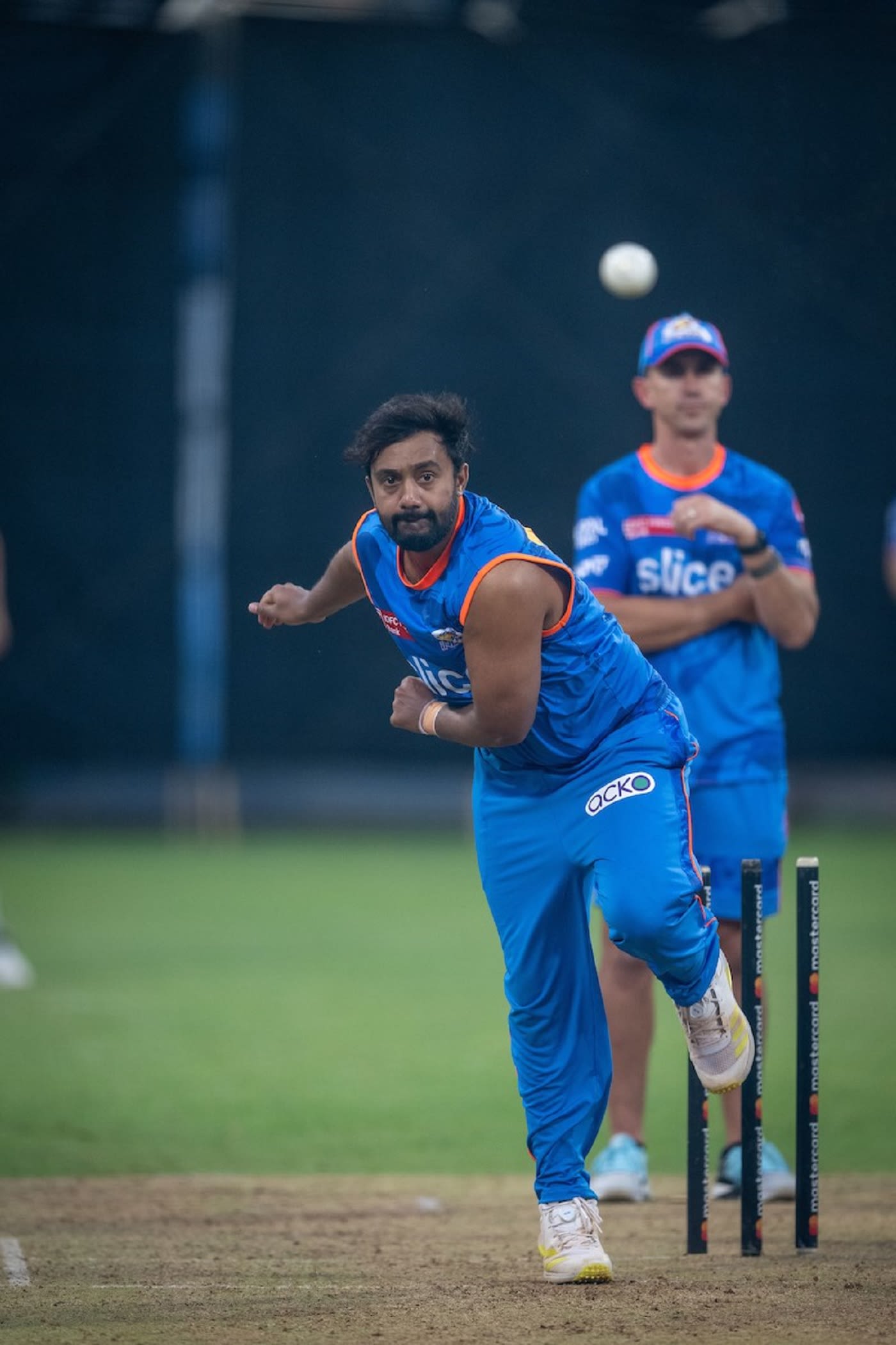 Shams Mulani bowls at nets | ESPNcricinfo.com