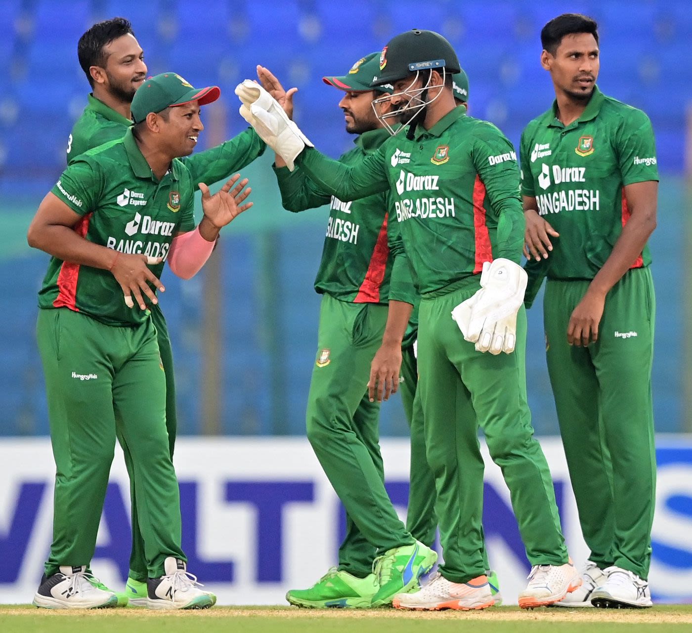 Shakib Al Hasan became rhe highest wicket-taker in T20Is when he picked ...