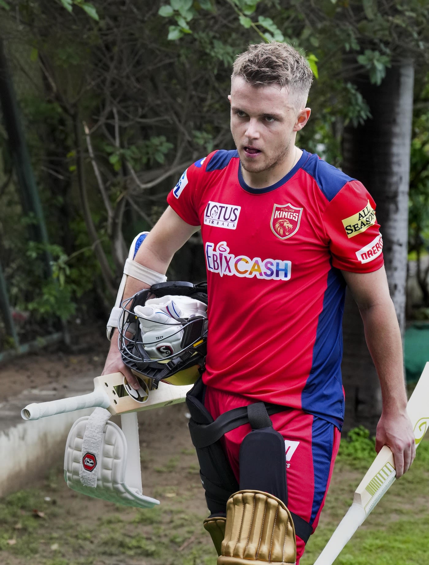 Sam Curran at a Punjab Kings training session | ESPNcricinfo.com