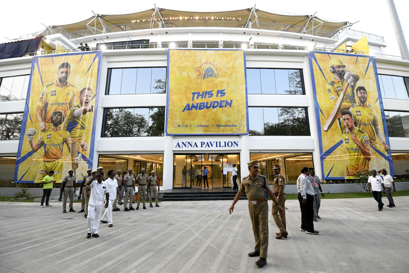 Chepauk decorated to welcome the Chennai Super Kings | ESPNcricinfo.com