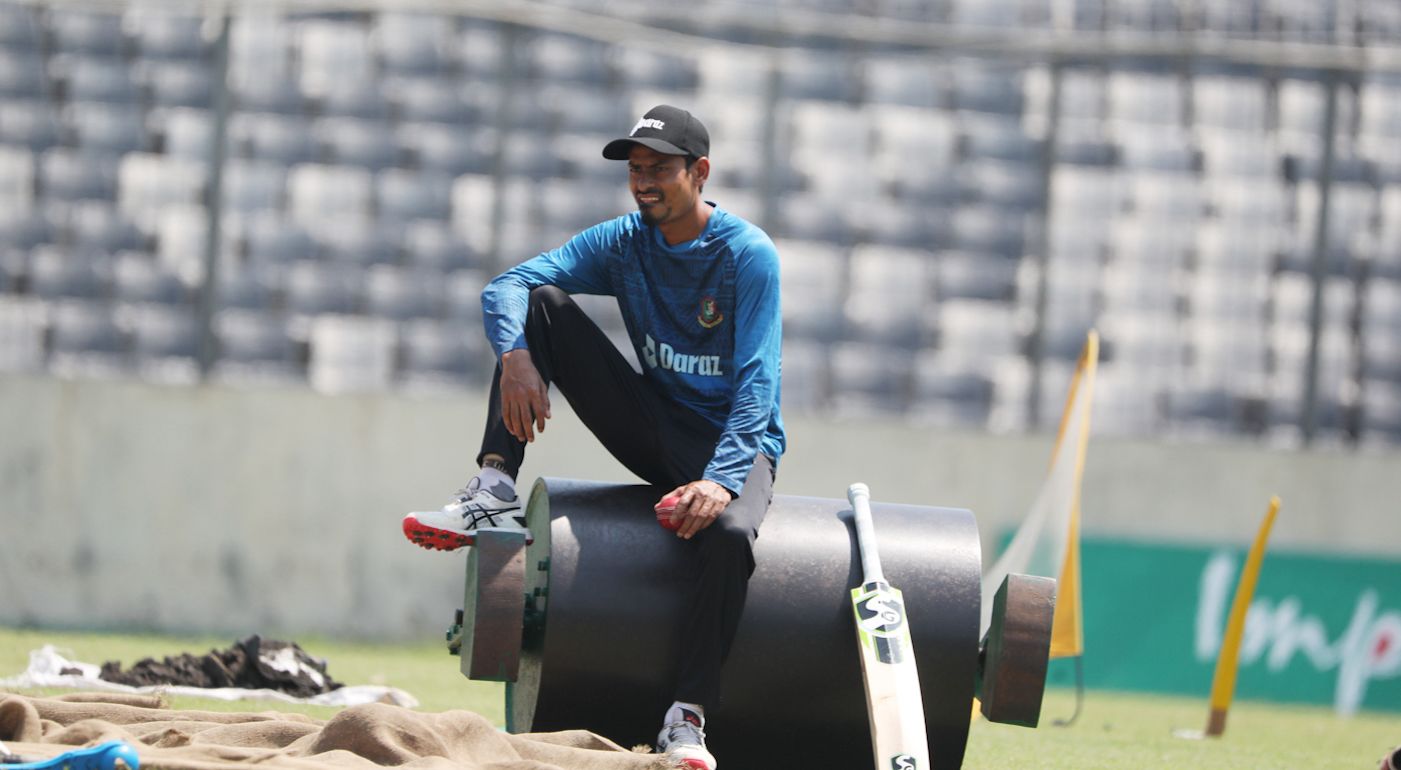 Taijul Islam takes a break from training | ESPNcricinfo.com