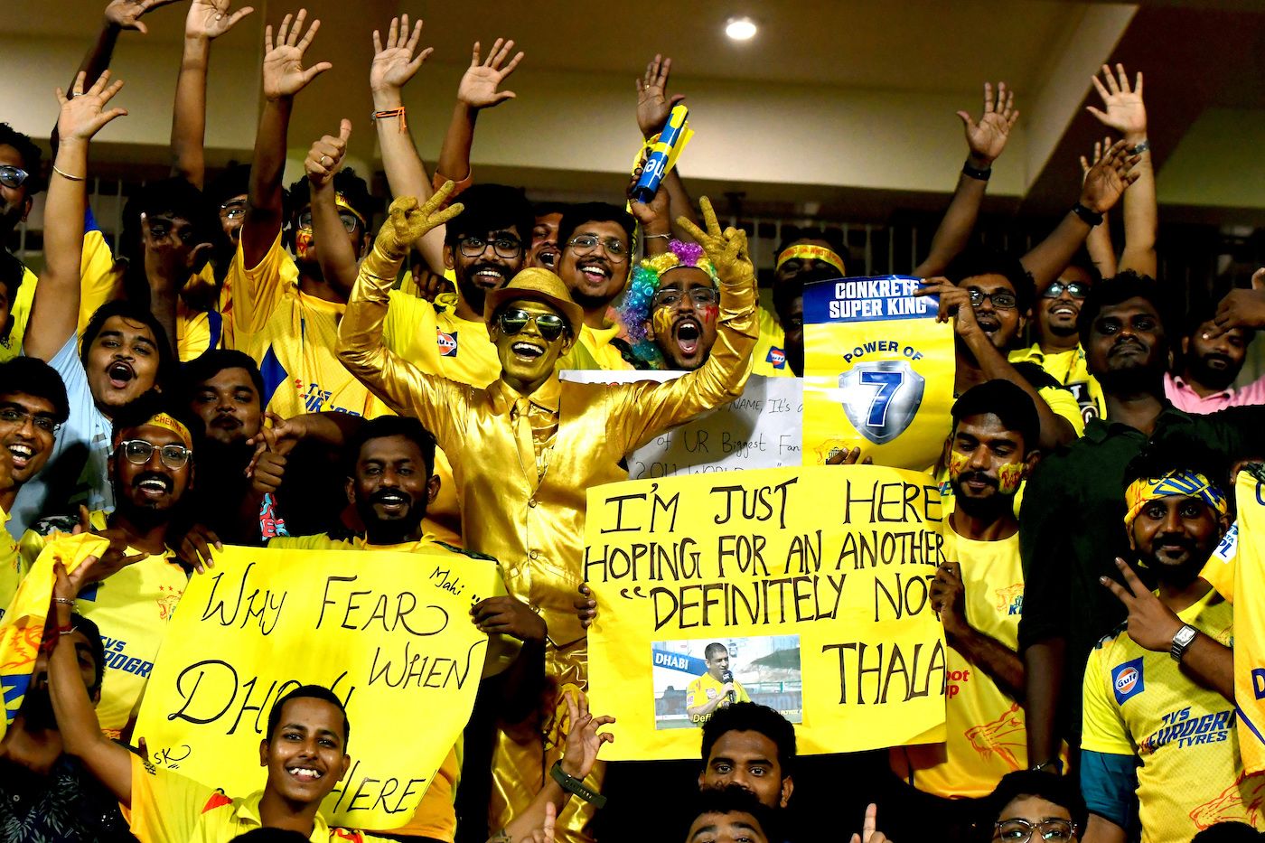 CSK fans had a blast watching their team return to Chepauk ...