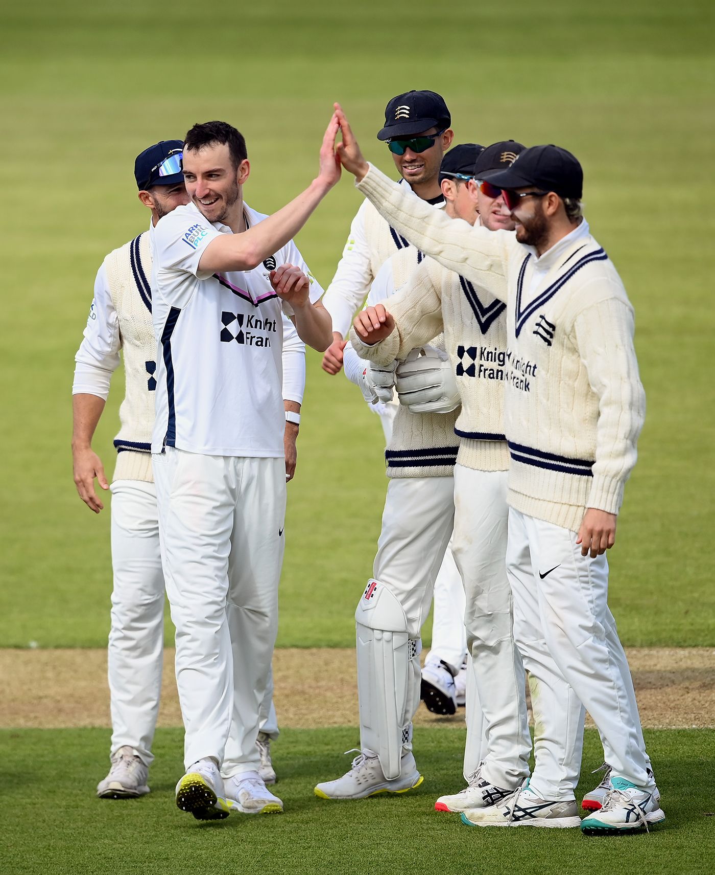 Toby Roland-Jones claimed a five-for on the second morning ...