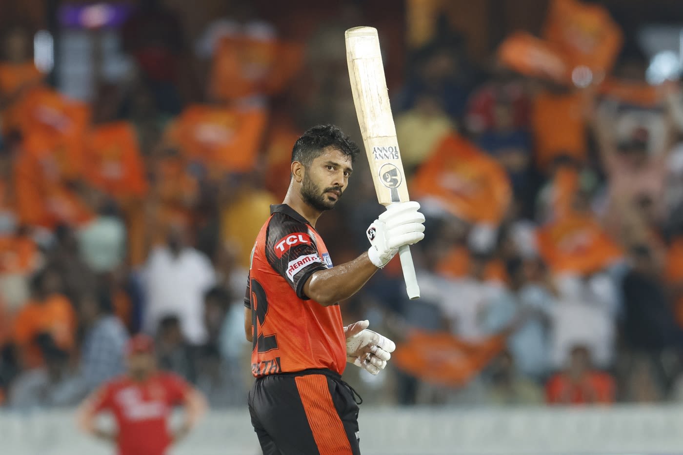 Rahul Tripathi brought up his half-century off 35 deliveries ...
