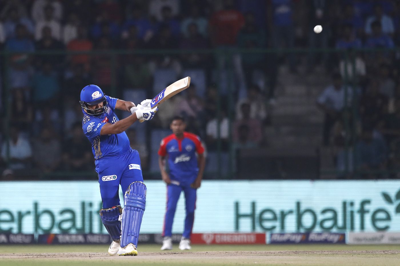 Rohit Sharma launches one into the stands | ESPNcricinfo.com