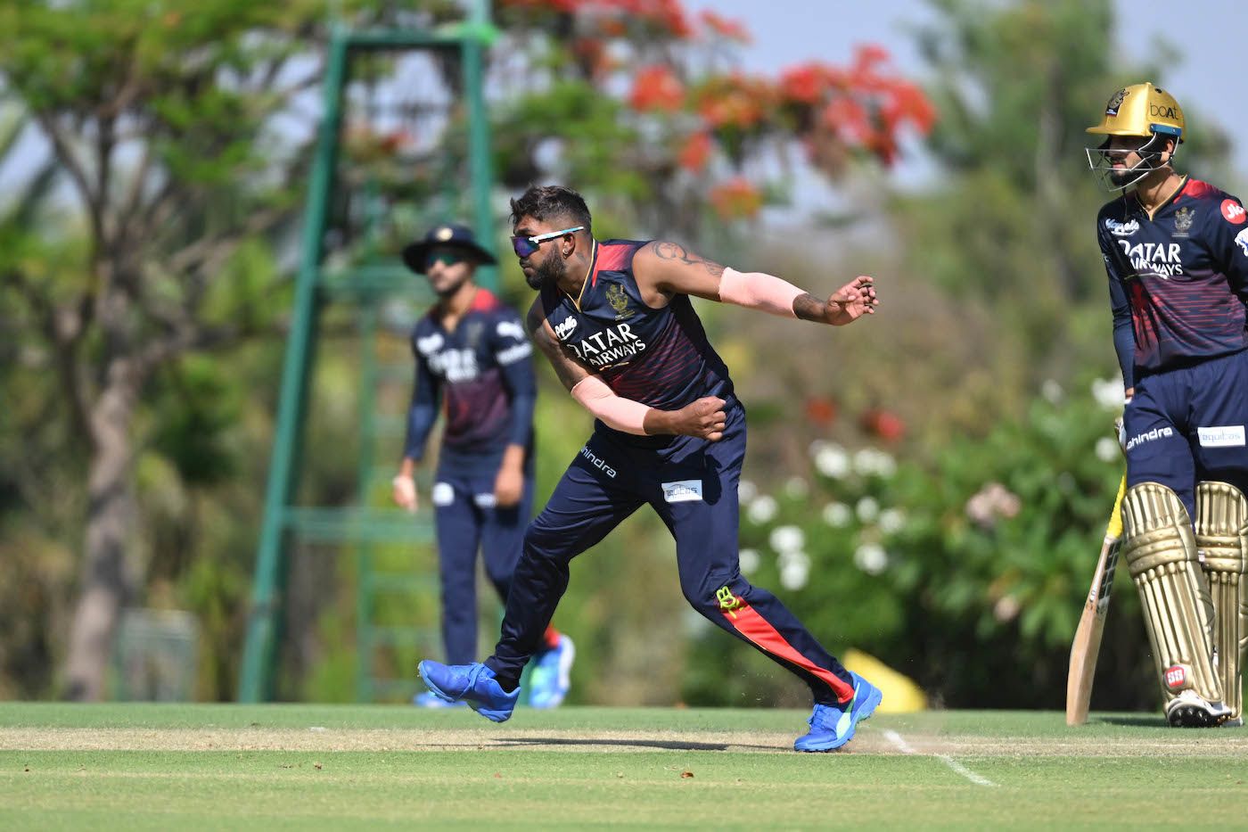 Wanindu Hasaranga has linked up with the team, and is getting ready for ...