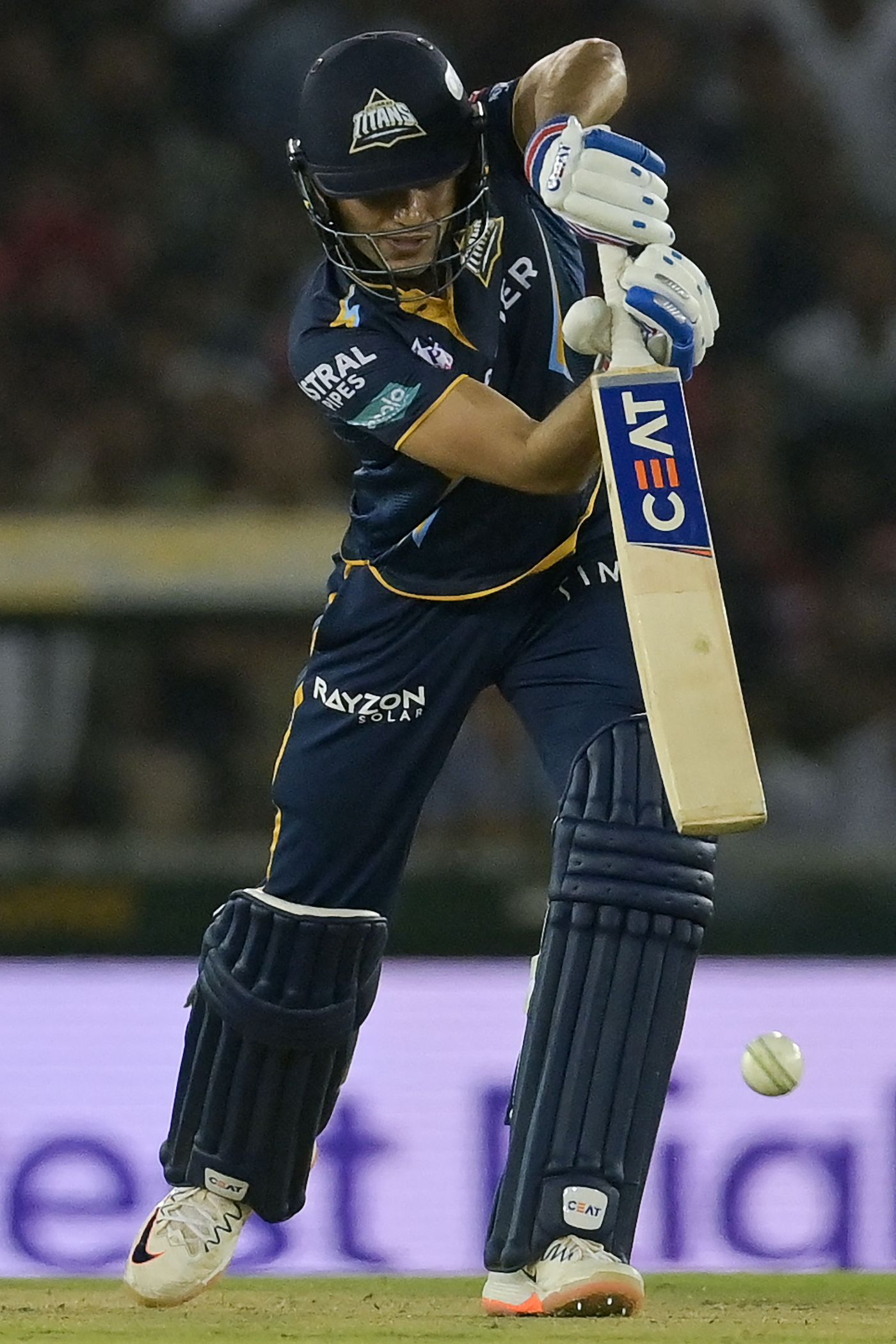 Shubman Gill plays the straight drive | ESPNcricinfo.com