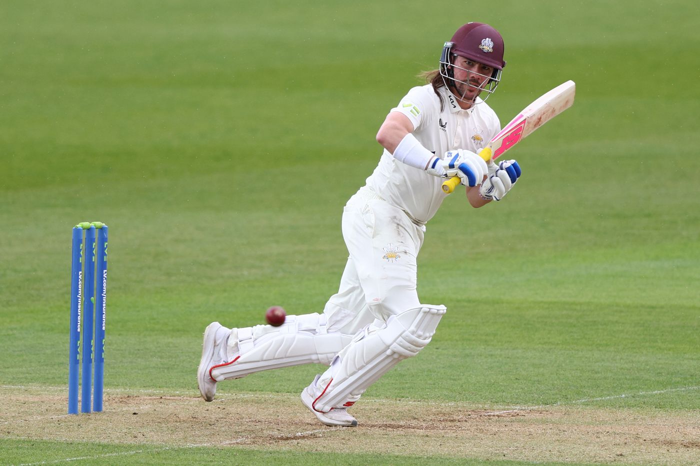 Rory Burns works to the leg side | ESPNcricinfo.com