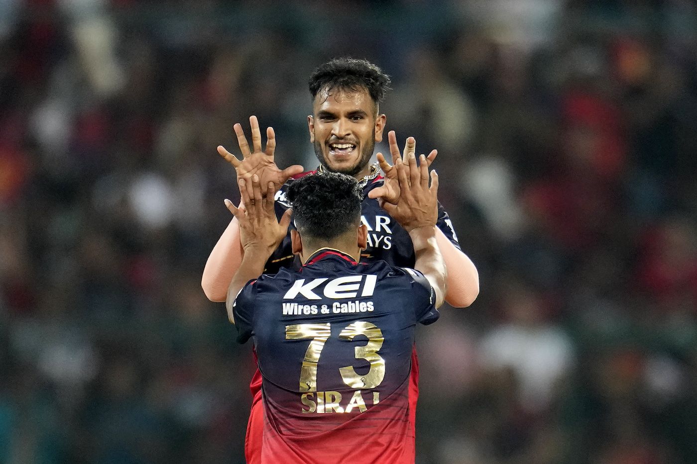 Vijaykumar Vyshak picked up three wickets in an impressive outing ...