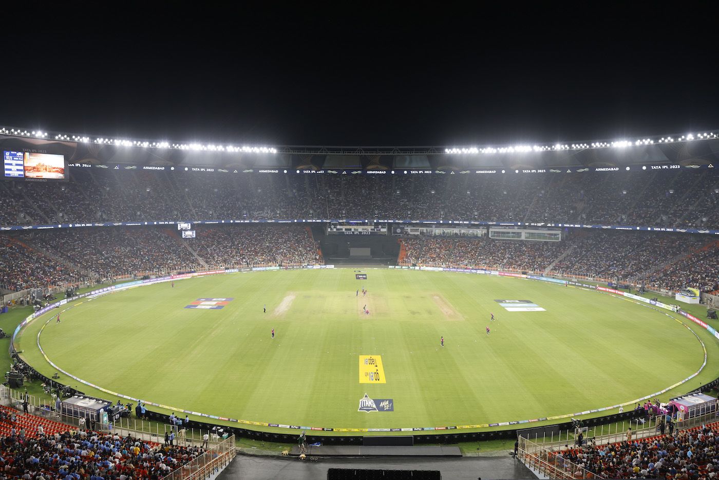 A general view of the play at the Narendra Modi stadium | ESPNcricinfo.com
