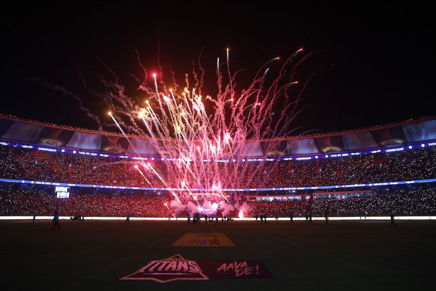 Fireworks go off between innings | ESPNcricinfo.com