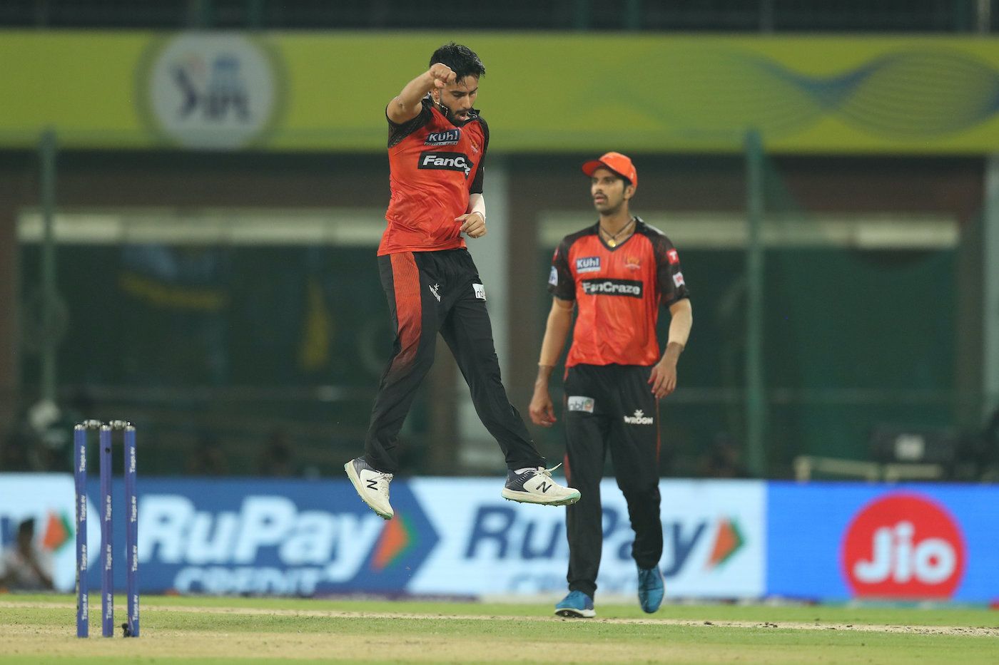 Mayank Markande's celebration takes flight | ESPNcricinfo.com