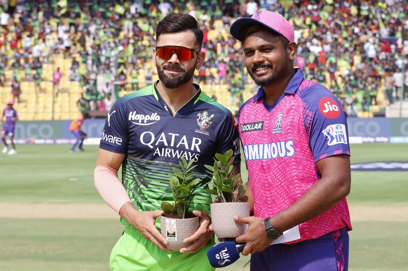 Virat Kohli and Sanju Samson at the toss | ESPNcricinfo.com Virat Kohli and Sanju Samson at the toss | ESPNcricinfo.com