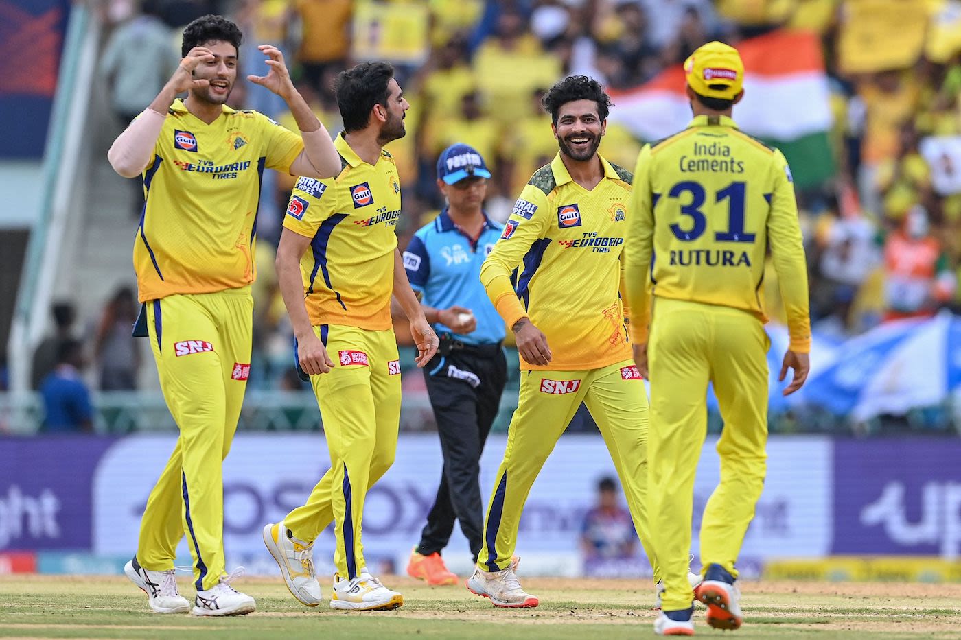 Ravindra Jadeja is all smiles after taking a wicket | ESPNcricinfo.com