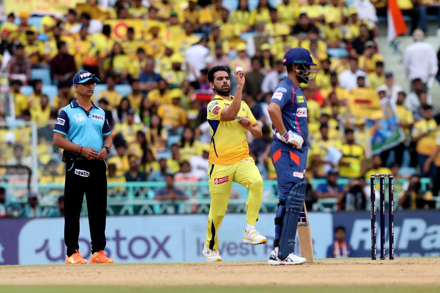 Deepak Chahar went for 41 runs in his four overs on return to the side ...