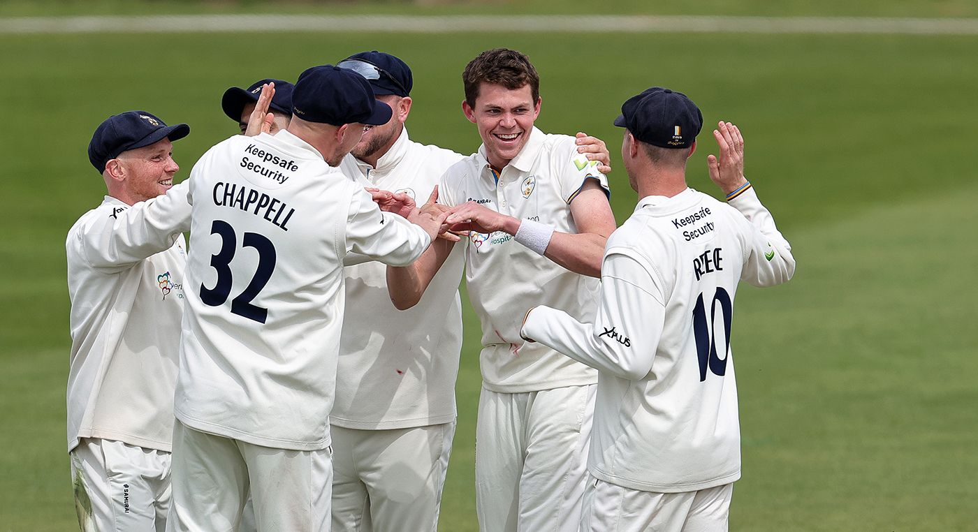 Henry Brookes ripped through the Leicestershire top order ...