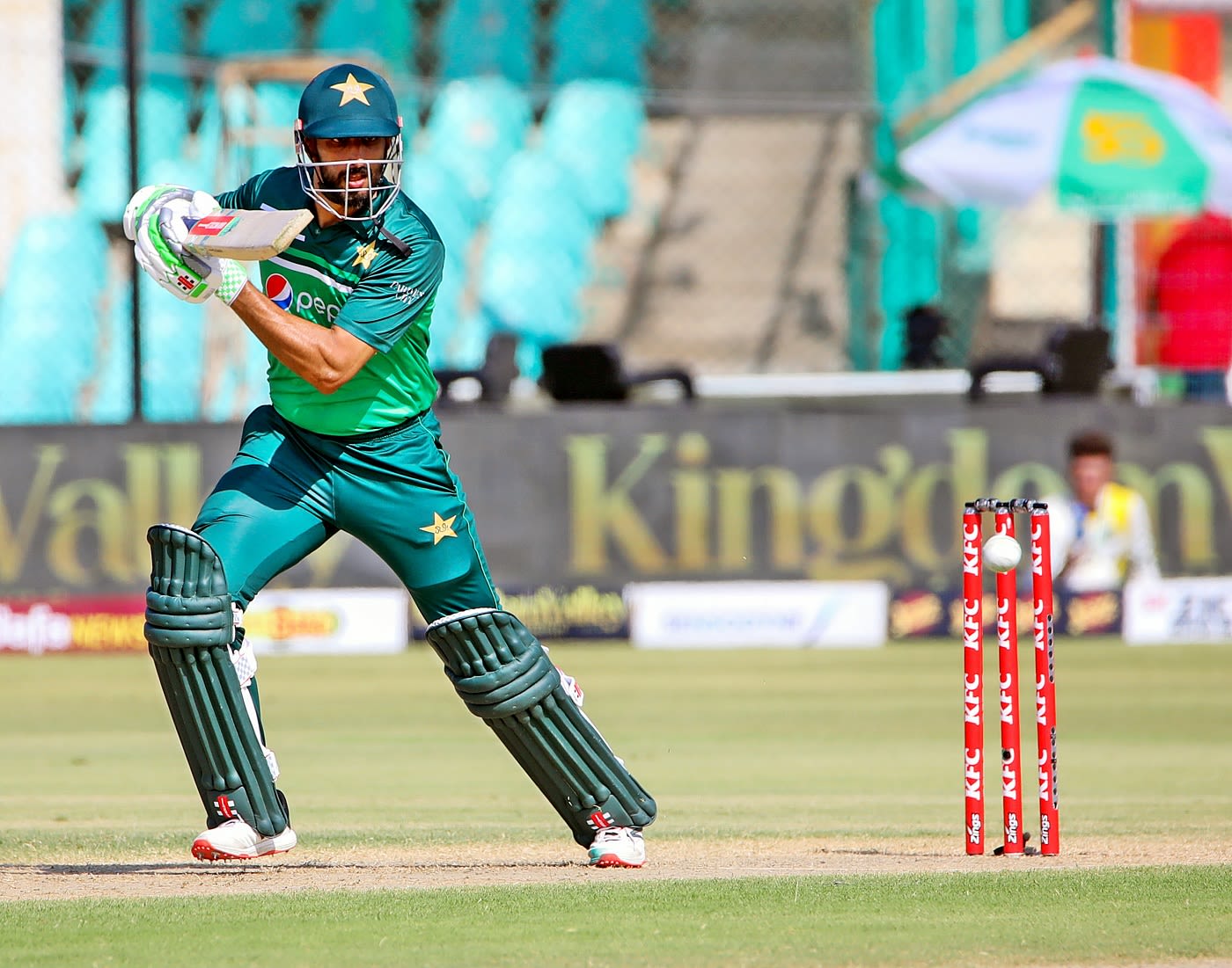 Shan Masood goes on a drive | ESPNcricinfo.com