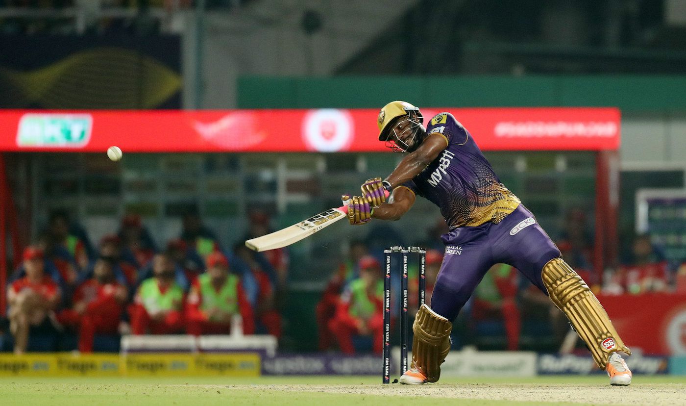 Andre Russell carves the ball over the off side | ESPNcricinfo.com