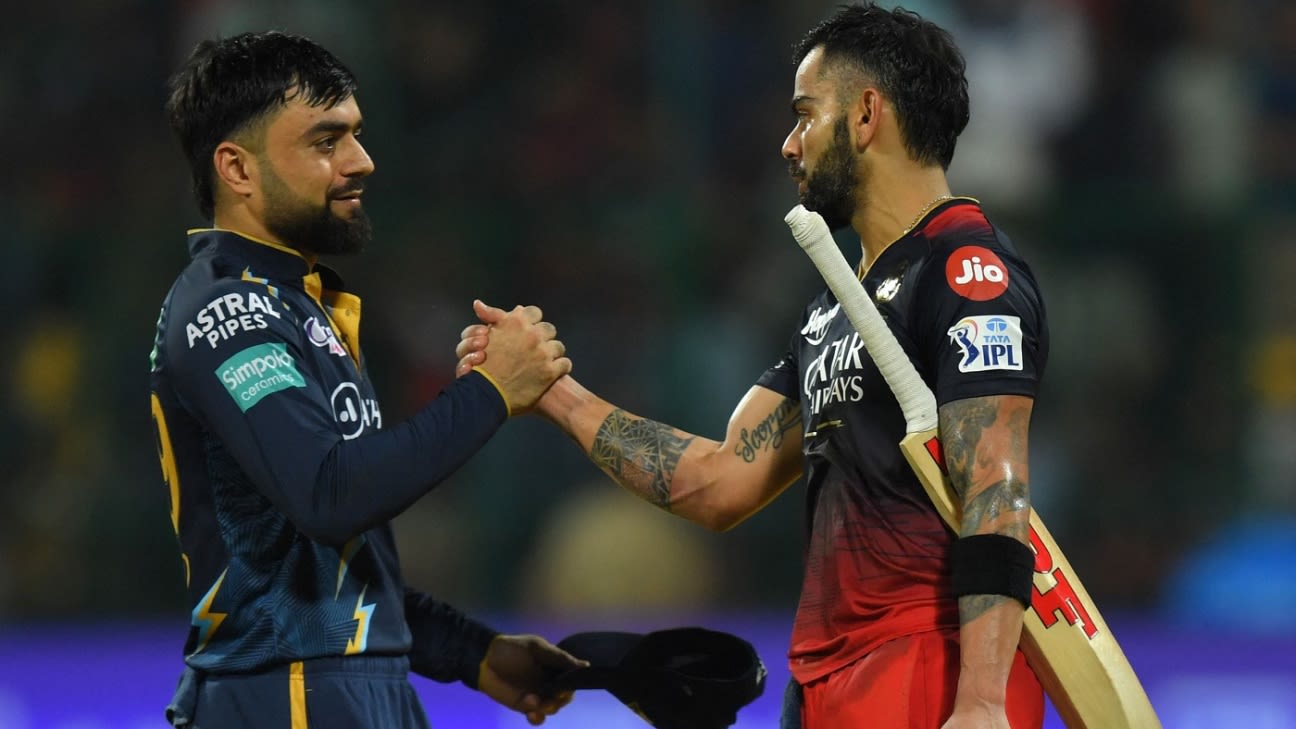 IPL 2025 - RCB vs GT - GT bowl, but Kagiso Rabada out; RCB unchanged | ESPNcricinfo